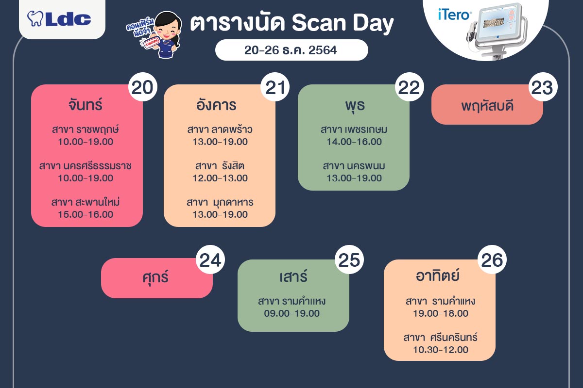 LDC Invisalign Scan Day ธ.ค. Week 3 - LDC
